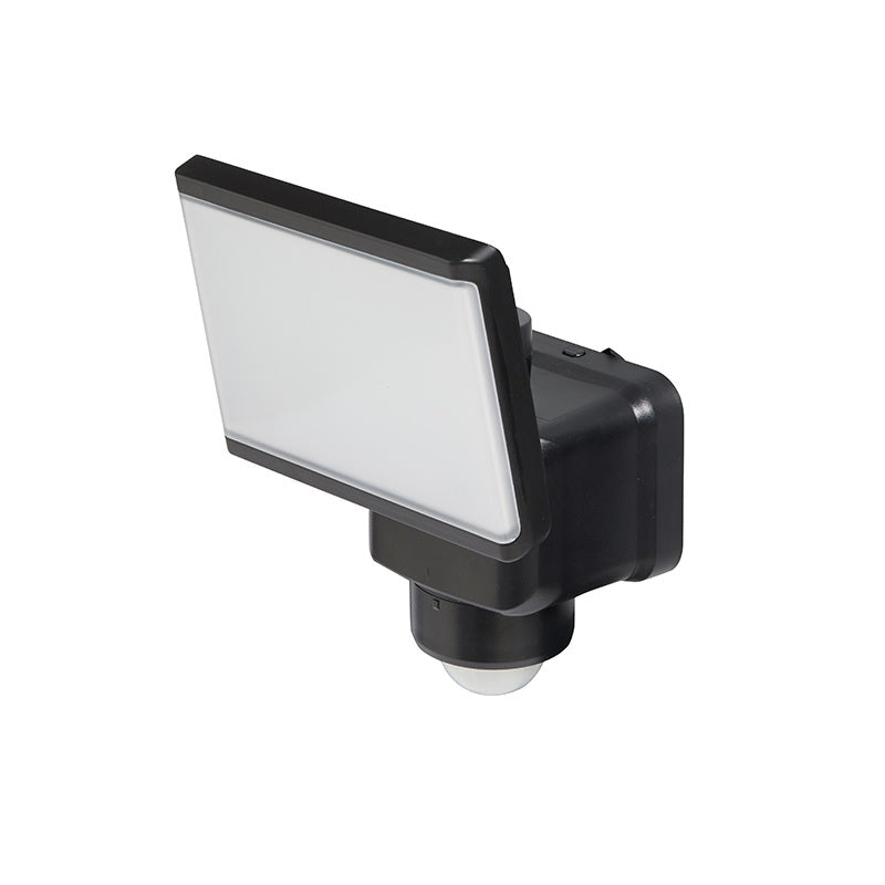 Martec Patrol LED Outdoor Flood Light Sensor 20w Tricolour Matt Black ...